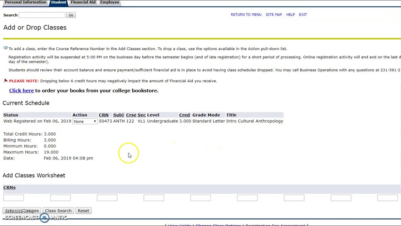 How to Register for a Class - YouTube