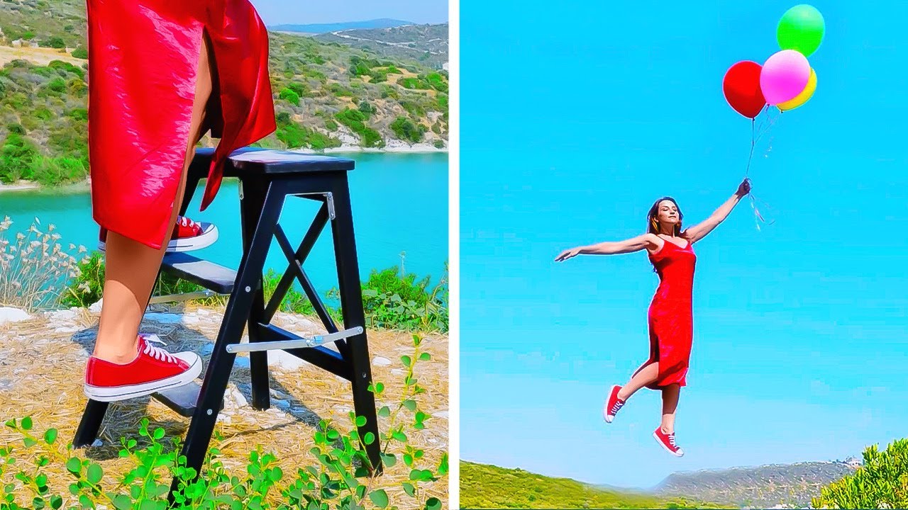 Easy PHOTO Hacks Anyone Can Do || Fun And Creative Photo Ideas - YouTube