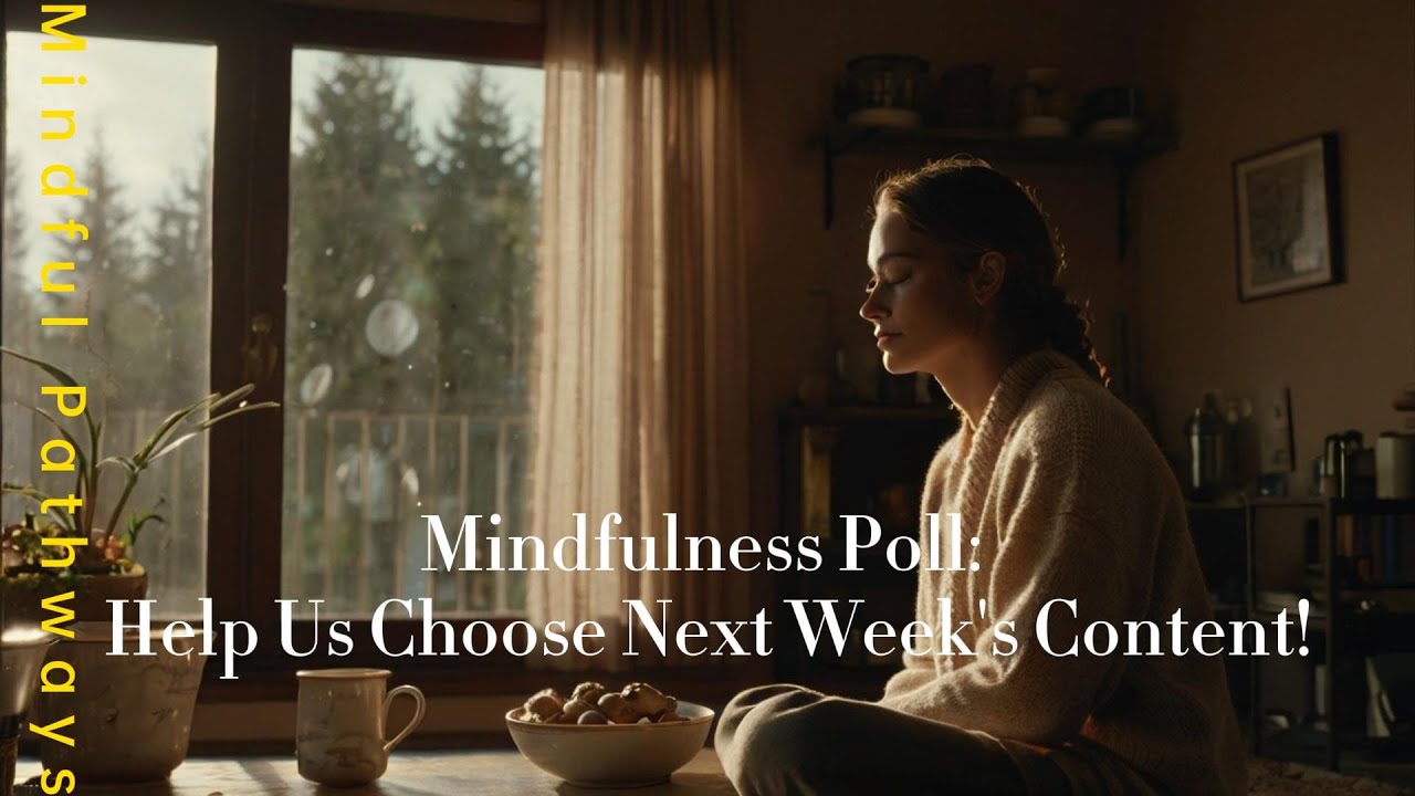 Mindfulness Poll: Help Us Choose Next Week's Content! - YouTube