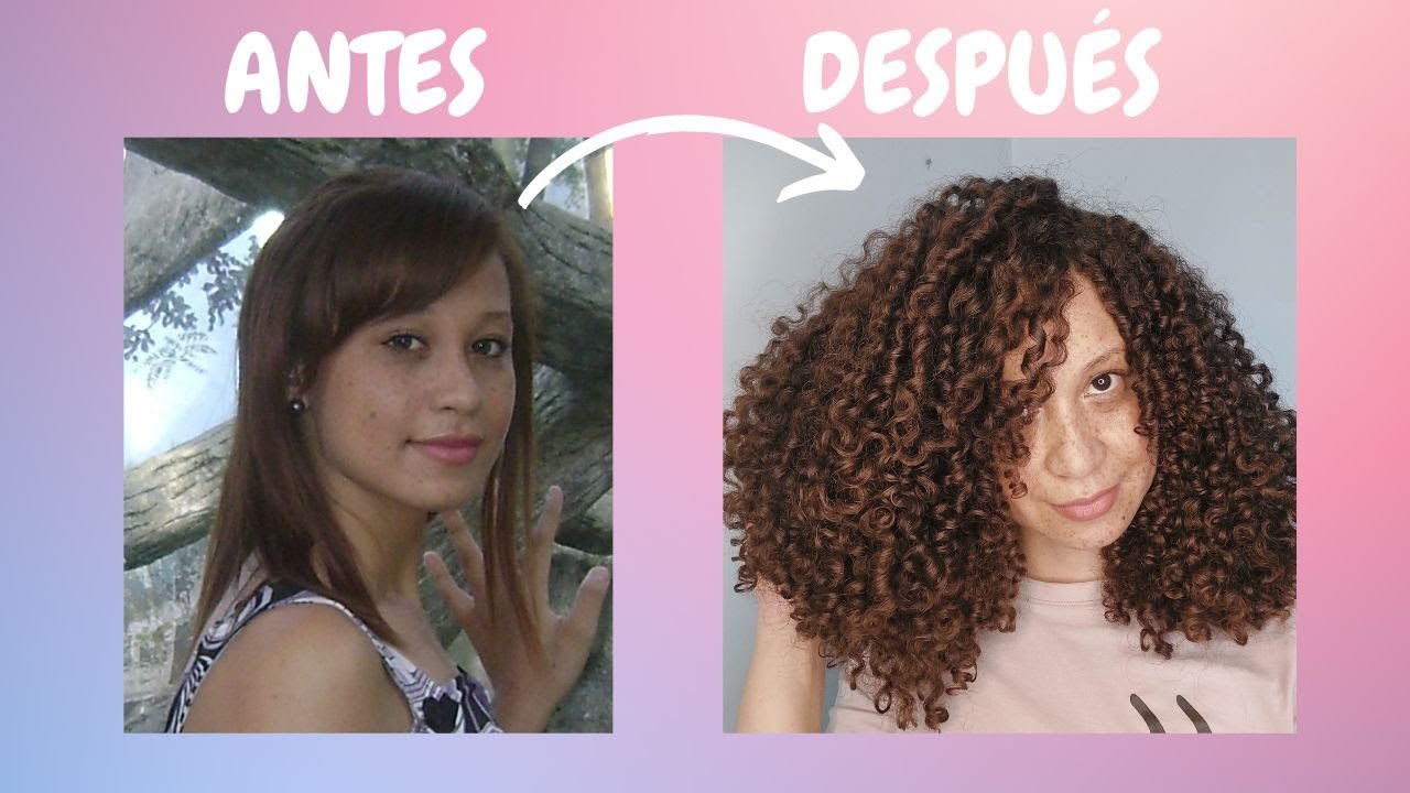 Recuperé mi cabello rizado + fotos - YouTube