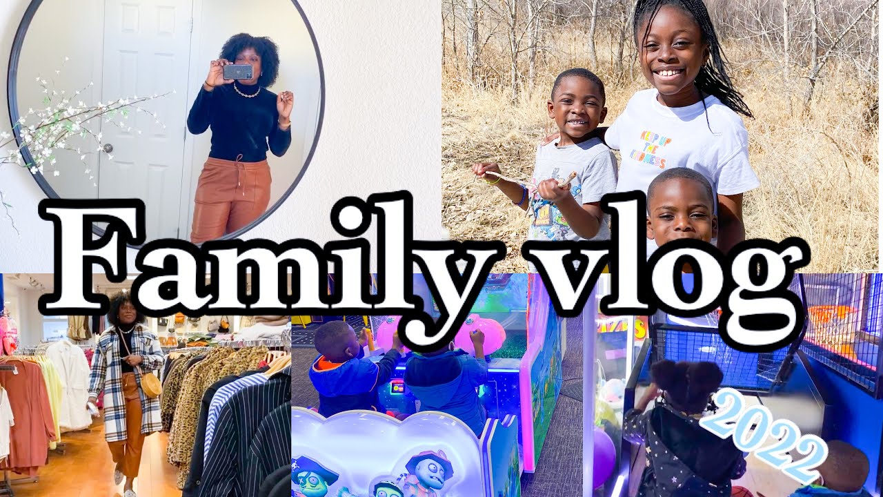 Family vlog/ shopping at the mall and arcade games - YouTube