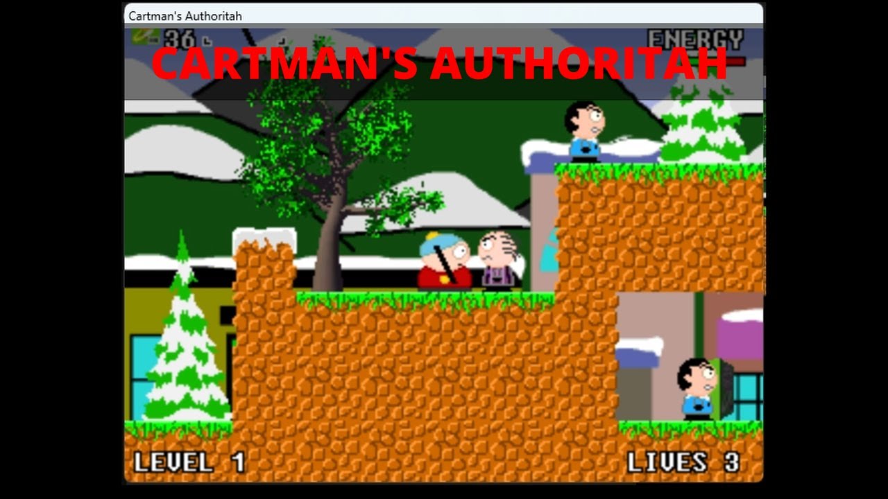 Cartman's authority: a very old very difficult game - YouTube