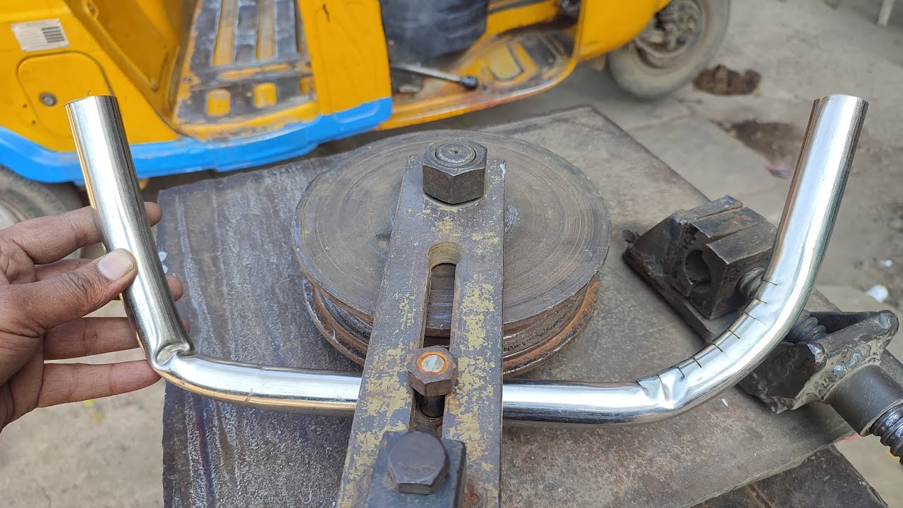 Round Pipe Bending Tricks // Round Pipe Bending Mistake Part 3 - YouTube