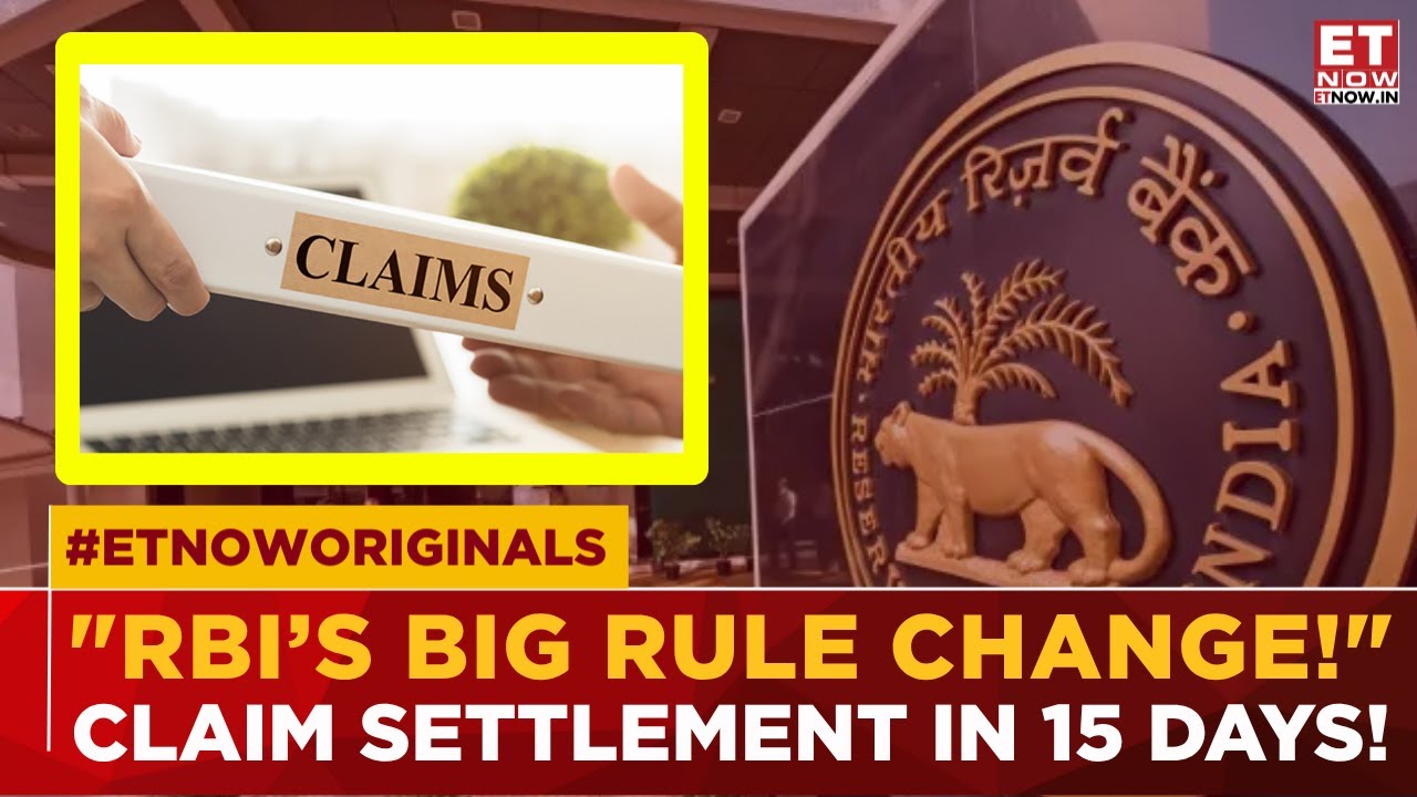 RBI’s New Draft Rules For Claim Settlement On Deceased Customers’ Accounts & Lockers| Watch | ET ...