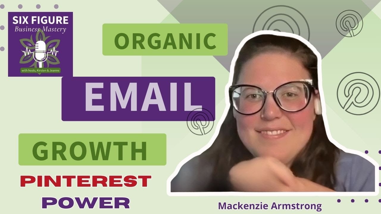 How To Grow Your Email List on Pinterest // Mackenzie Armstrong - YouTube