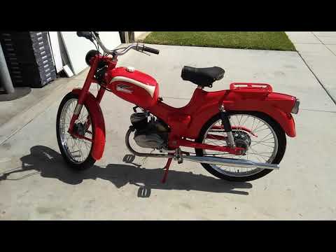 1962 Ducati Piuma 48 moped restoration. - YouTube
