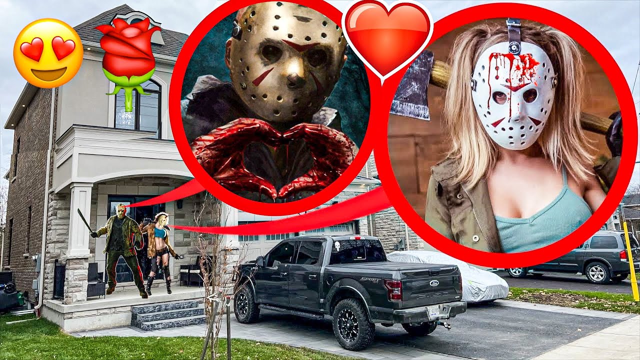 WE CAUGHT JASON VOORHEES ON A DATE AT OUR HOUSE! (HE KISSED GIRL JASON ...