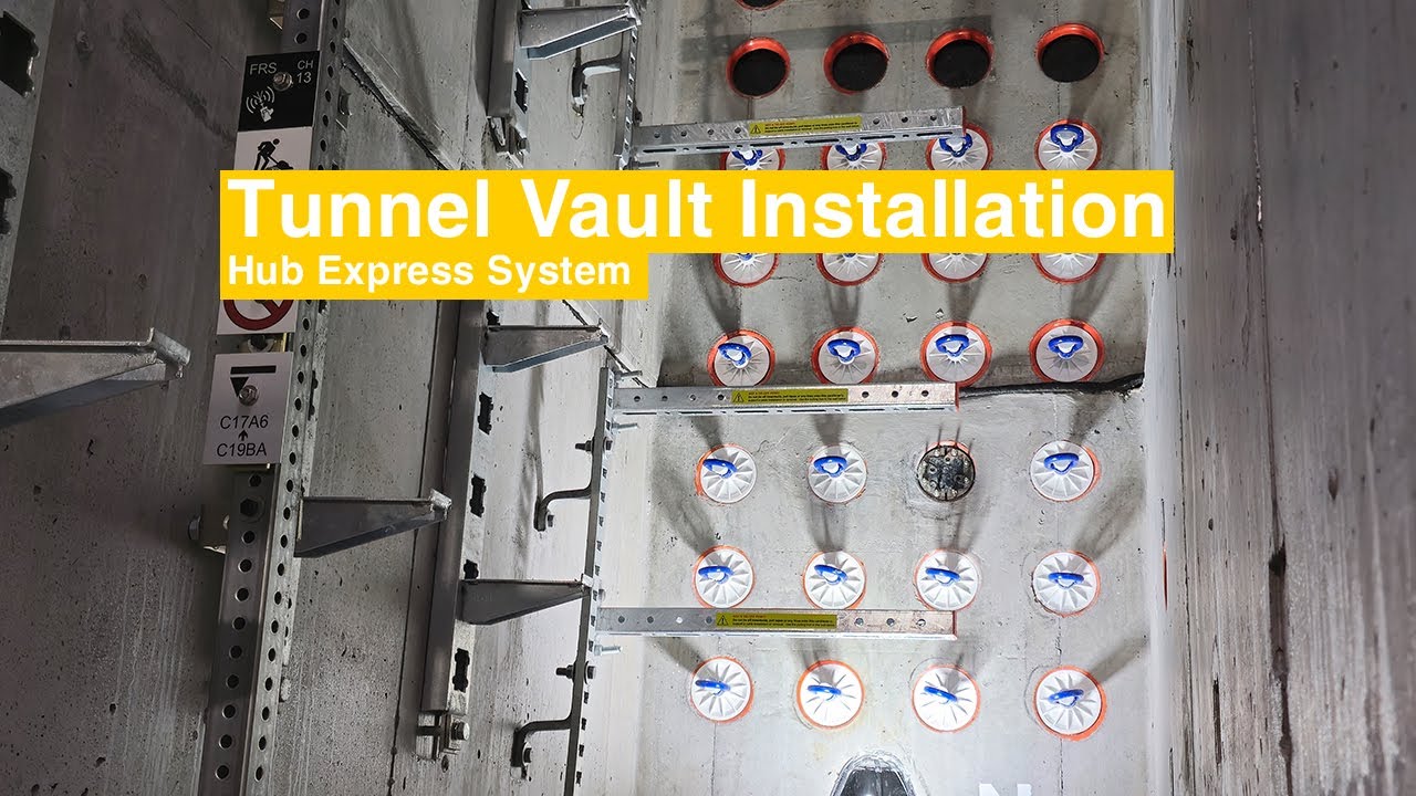 Large Pull Box ("Tunnel Vault") Installation | Hub Express System - YouTube