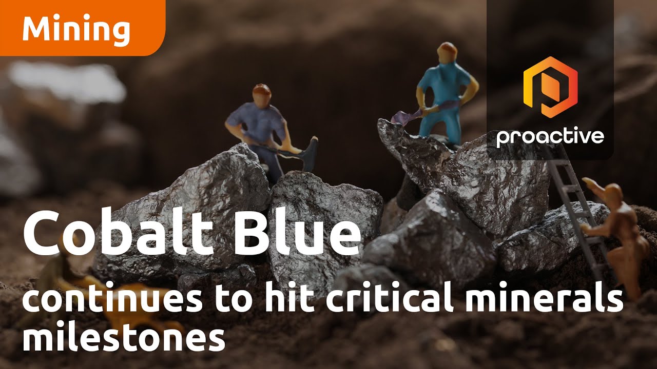 Cobalt Blue continues to hit critical minerals milestones - YouTube