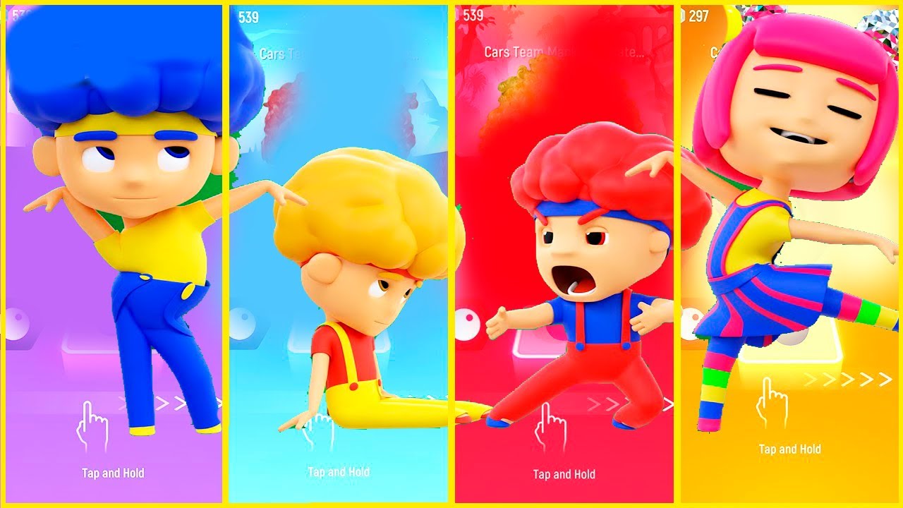 Chicky, Cha-Cha, Lya-Lya, Boom-Boom,D Billions Kids Songs Tiles Hop ...