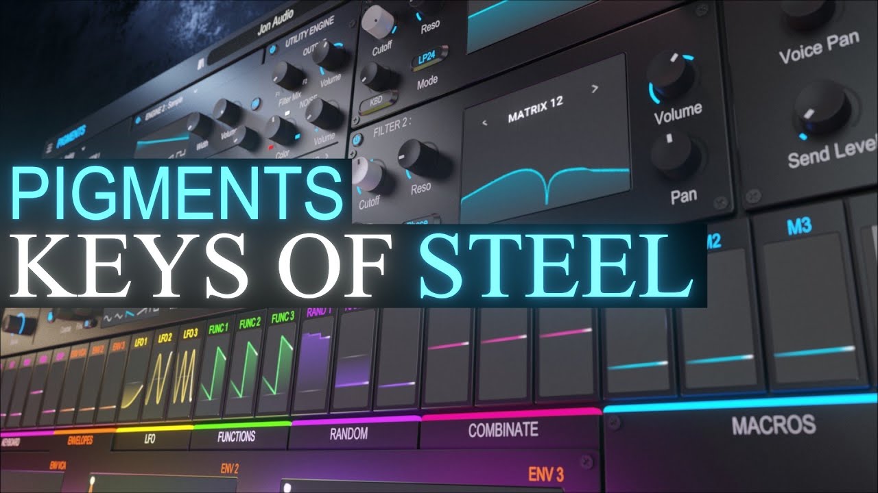 Is it a bird? Is it a plane? NO! Its KEYS OF STEEL!! Arturia Pigments 4 ...