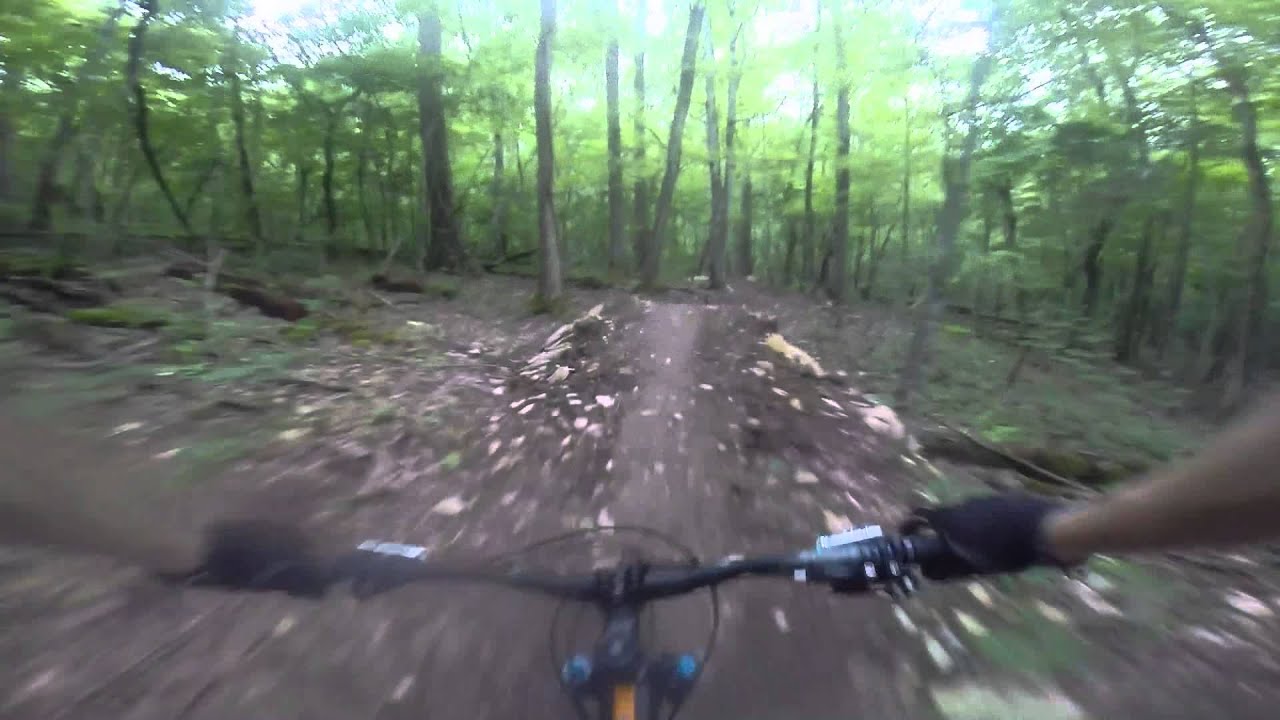 Haw Ridge trail tennessee Downhill section - YouTube