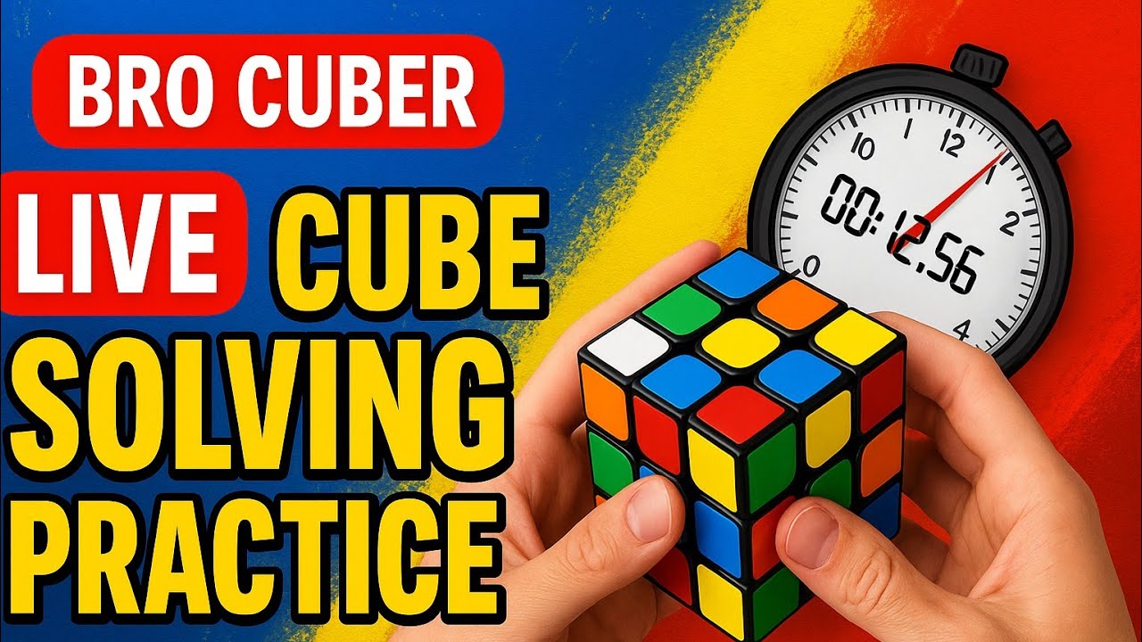 Live cube solving practice|BRO CUBER|#cubing - YouTube