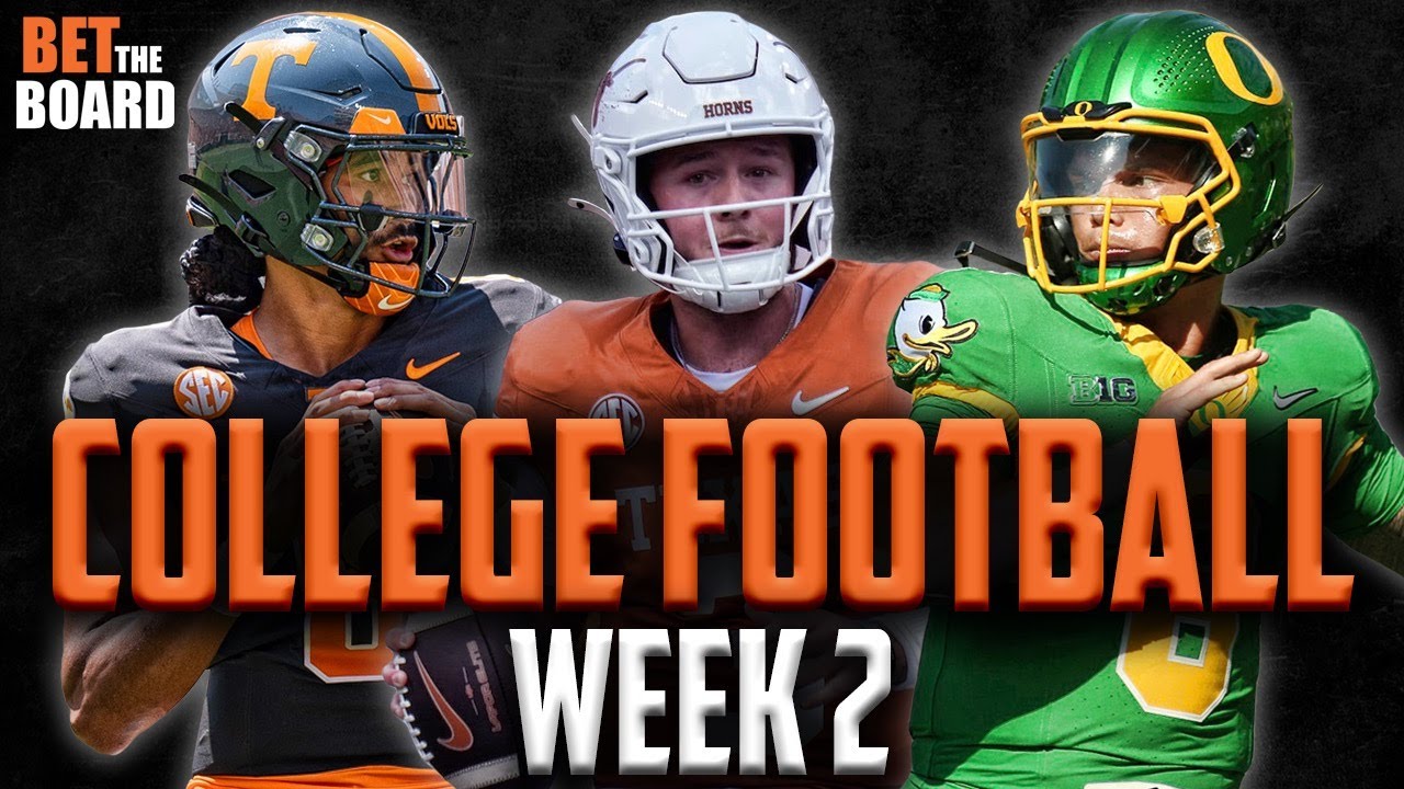 Week 2 College Football Picks Predictions Best Bets - YouTube