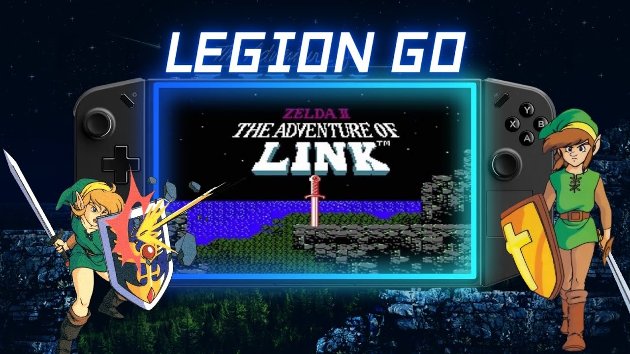 ZELDA 2 REMASTERED PC PORT (LEGION GO) - YouTube