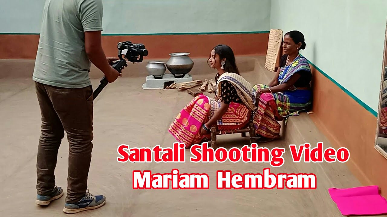 Santali Video Shooting 2023 Mariam Hembram Mahi Rahul - YouTube