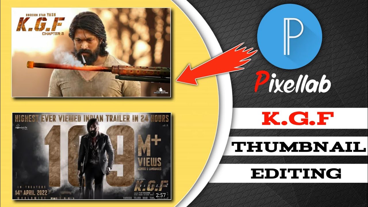 KGF Chapter 2 Thumbnail Editing 🤔 | How to KGF Chapter 2 Thumbnail ...