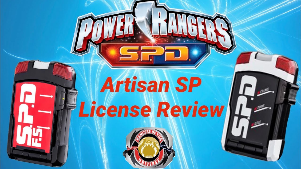 Power Rangers SPD (Dekaranger) Artisan SP License Toy Review - YouTube