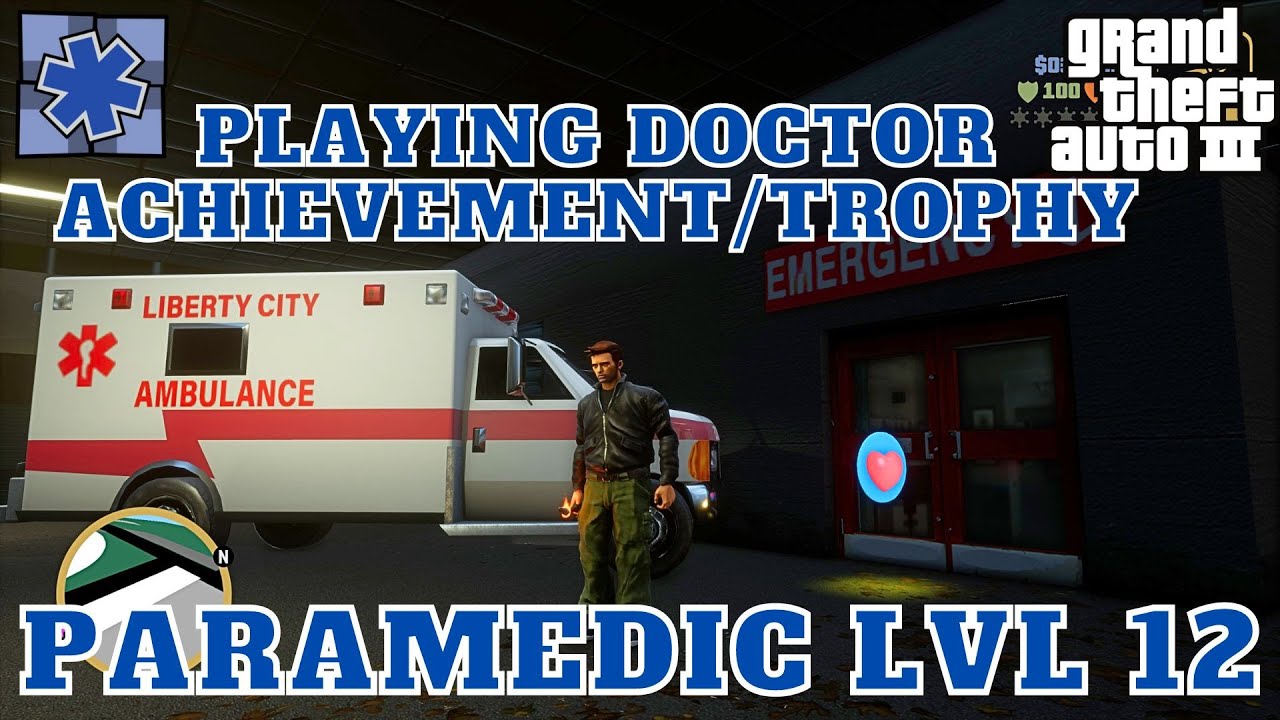 GTA III Playing Doctor Trophy/Achievement How To Beat Paramedic Level ...