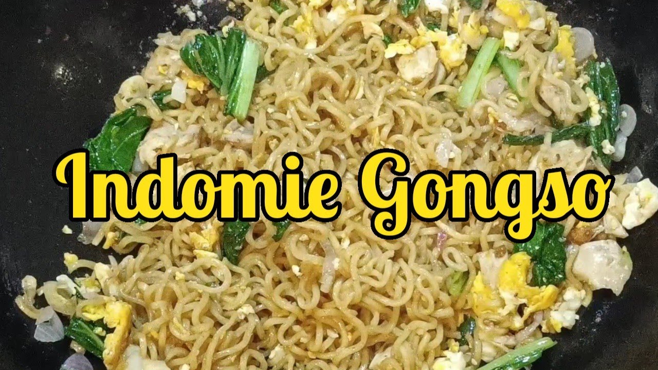 Mie Gongso pake Indomie. Cara baru masak indomie goreng yang benar ...
