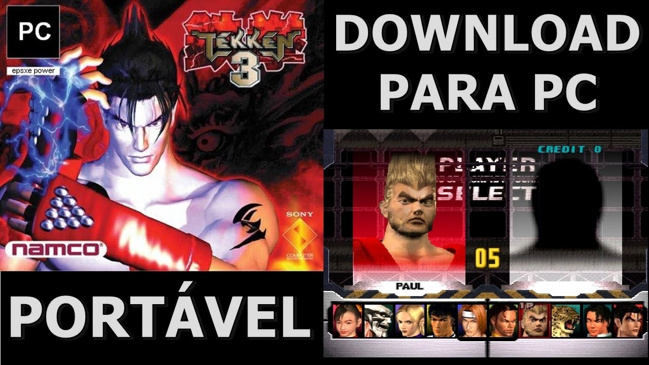 Download Tekken 3 PC Portável "COM TESTE" - YouTube
