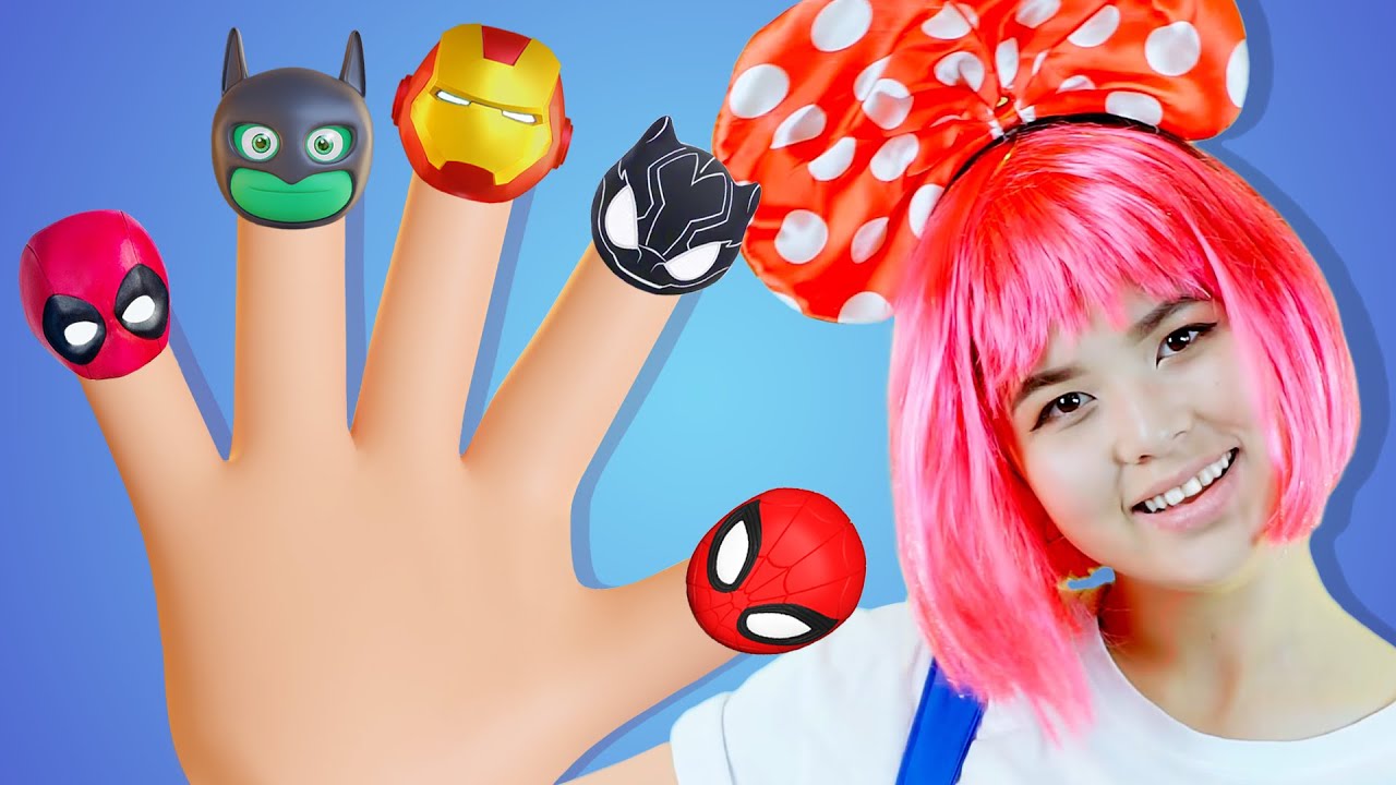 Finger Family Superheros | Kids Songs & Nursery Rhymes | Millimone Kids ...