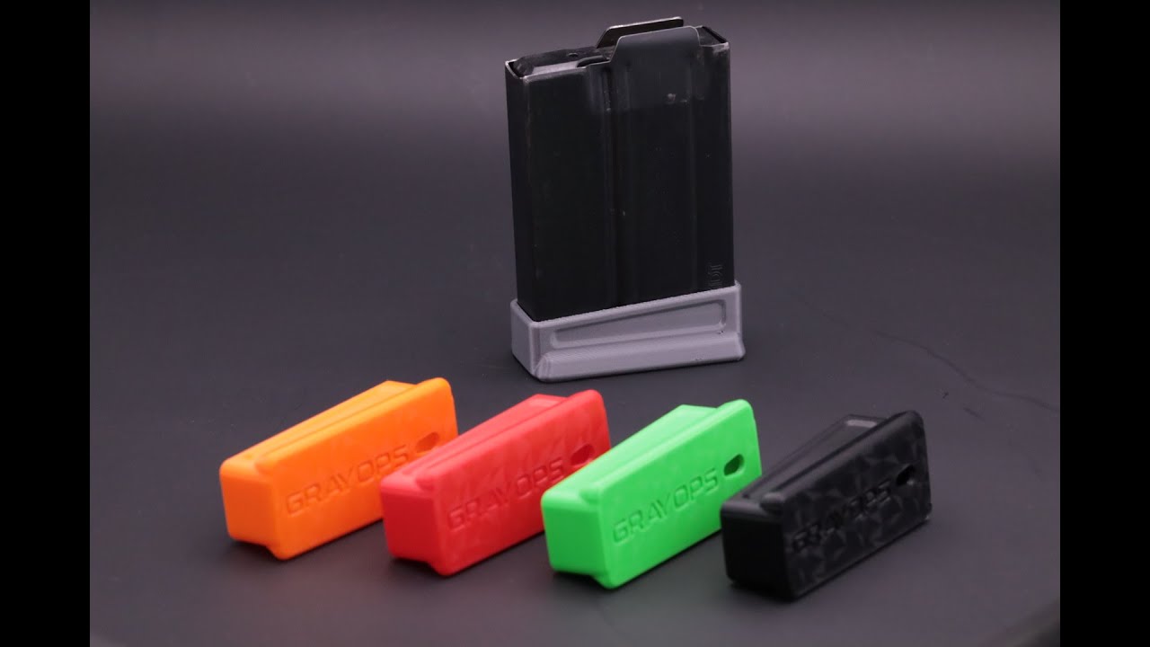 AICS / MDT Magazine Base Pads - YouTube