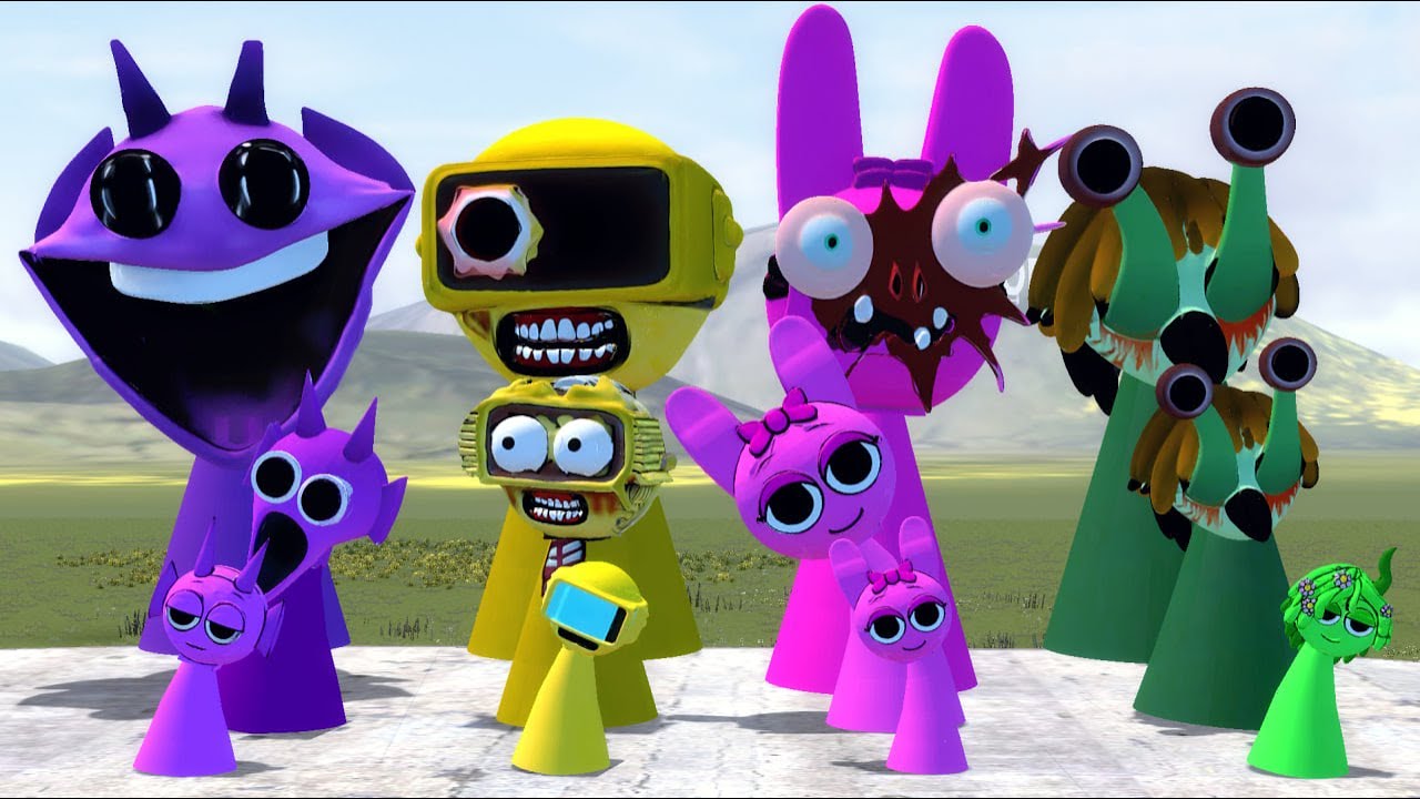 NEW EVOLUTION OF HORROR SPRUNKI In Garrys Mod! - YouTube