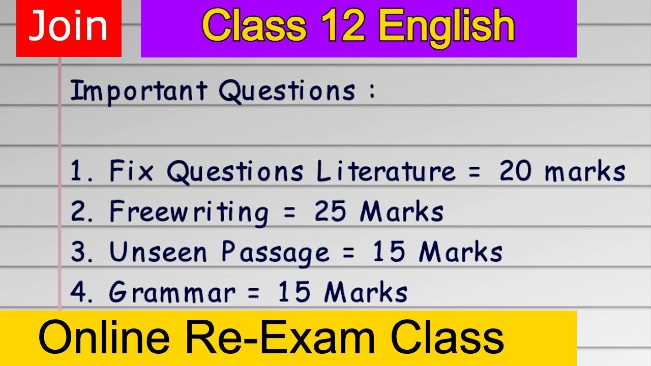 Grammar 14 Concord🔴Live - Class 12 English Online Class For Re-Exam and ...
