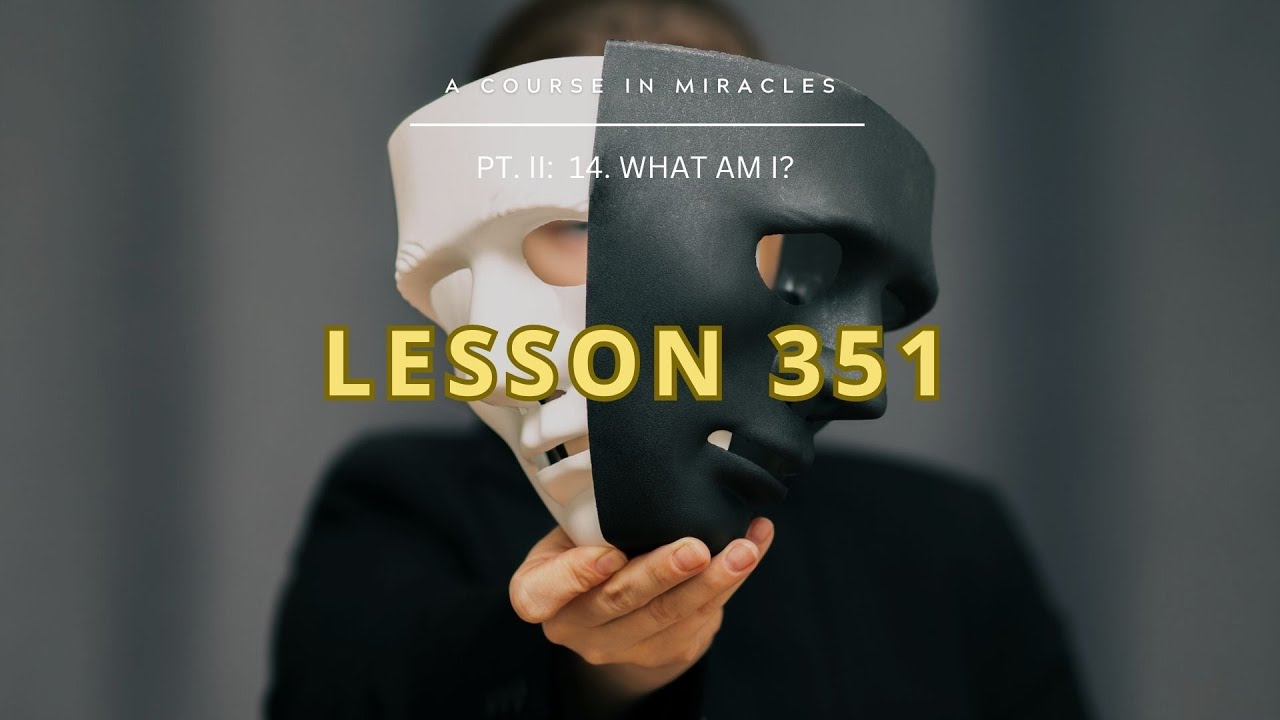 ACIM Lesson 351:My sinless brother is my guide to peace.... - YouTube