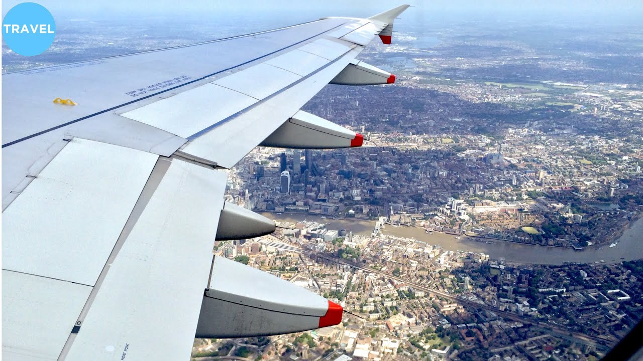 SCENIC APPROACH | British Airways A320 Landing at London Heathrow ...