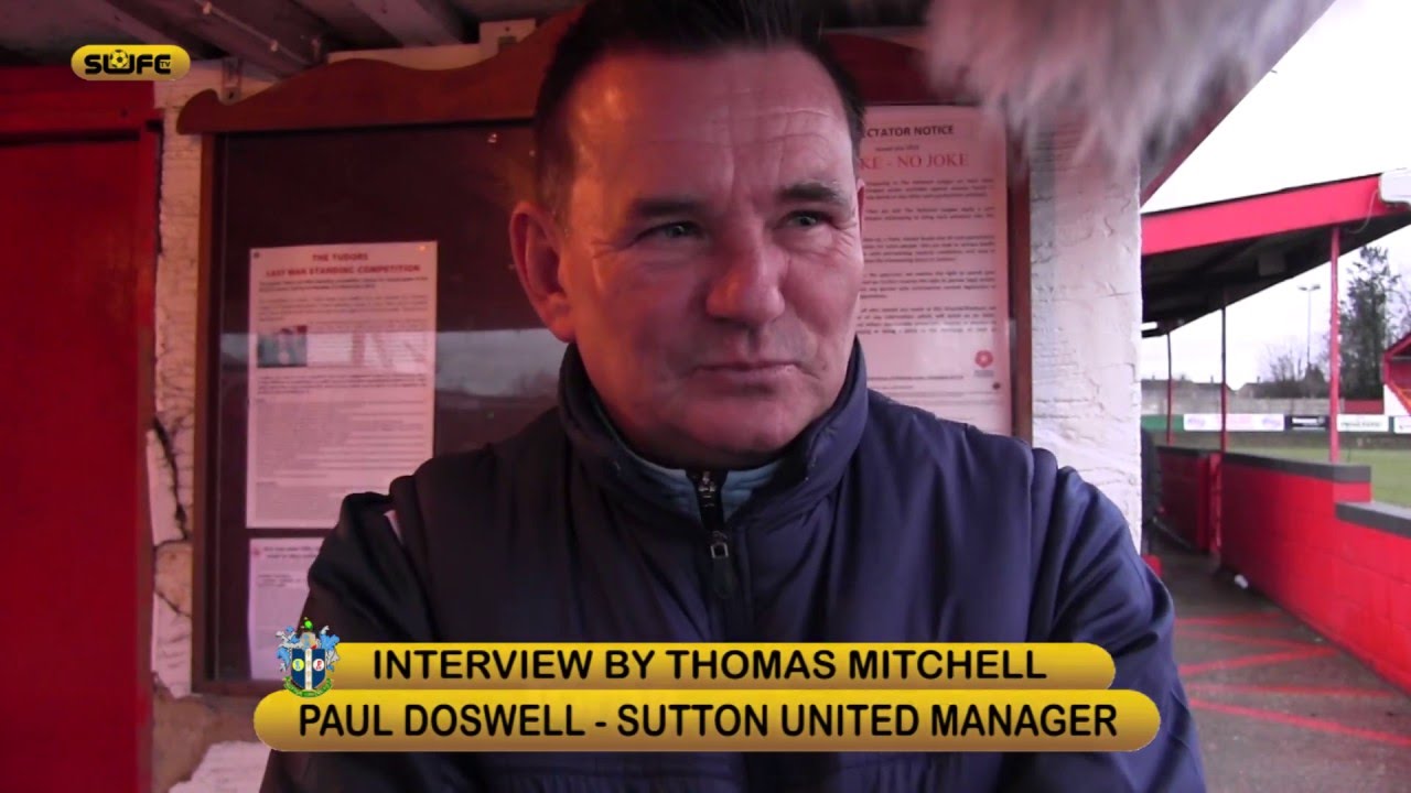 Paul Doswell Interview: Hemel Hempstead 2 Sutton U 2 : NLS 20/2/16 ...