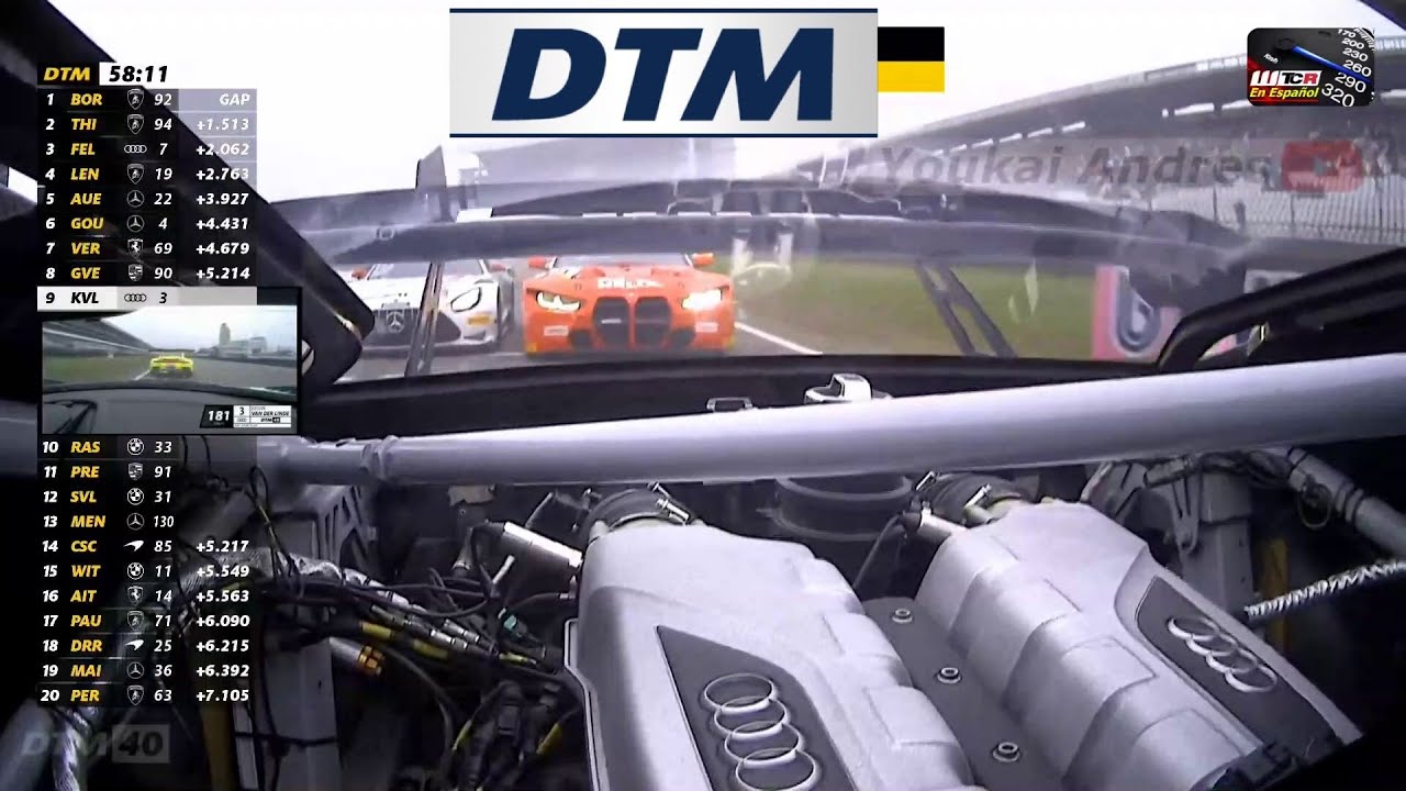 (Ver.2) AUDIO MEJORADO! DTM 2024 Round 08 FINAL En Hockenheim 🇩🇪 Carrera 2 ES-HD (Enlace Al ...