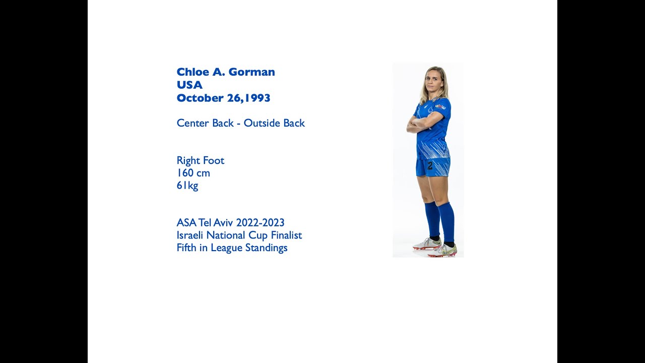 Chloe Gorman 2022 2023 Highlights | Center Back - YouTube