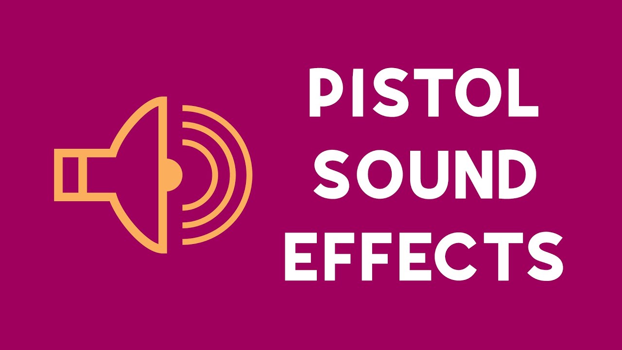 Pistol Sound Effects 9mm ~ Real Gun Sound ~ Gunshot Sfx by Just Sound ...