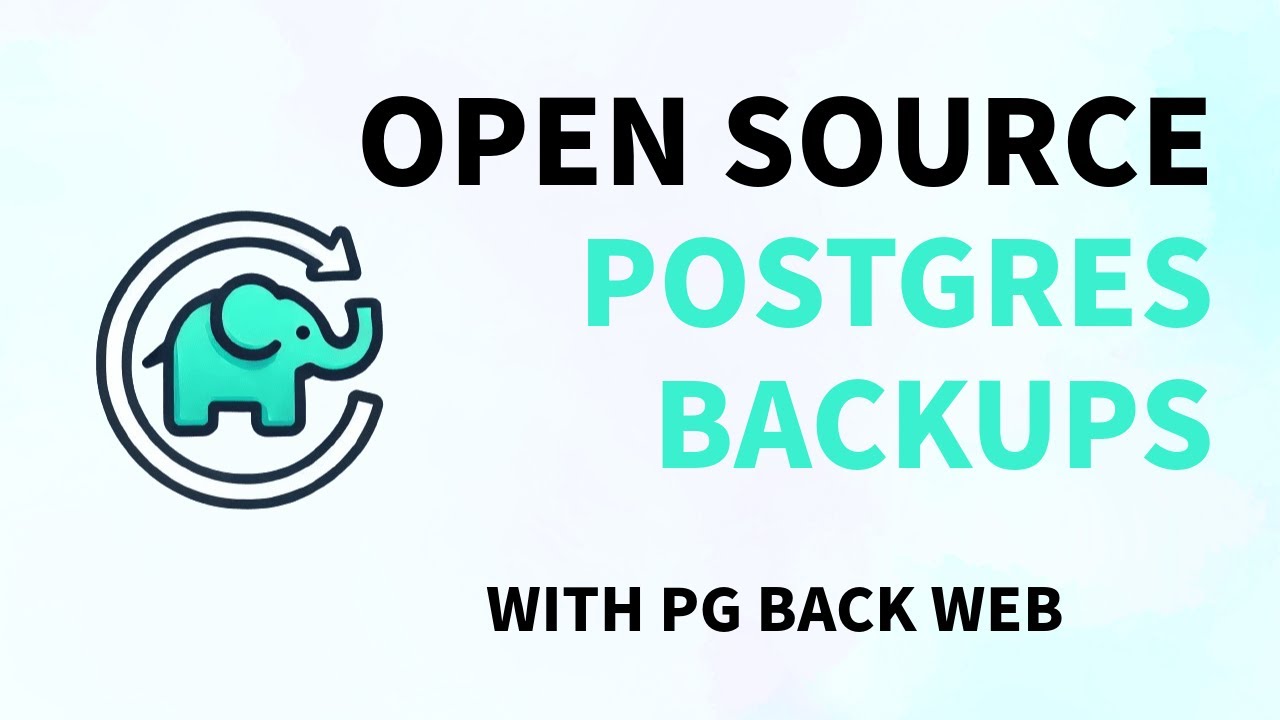 Self Hosted Postgres Backups Pg Back Web Docker And Minio Youtube 8567