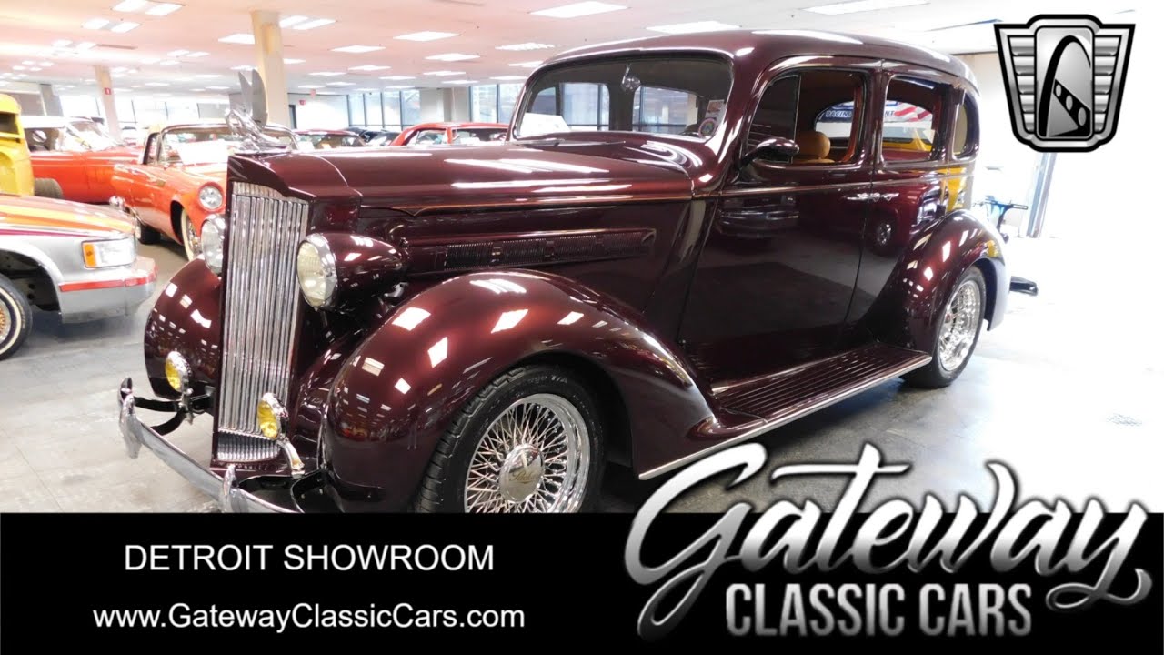 1937 Packard Custom Gateway Classic Cars Detroit #2095 DET - YouTube