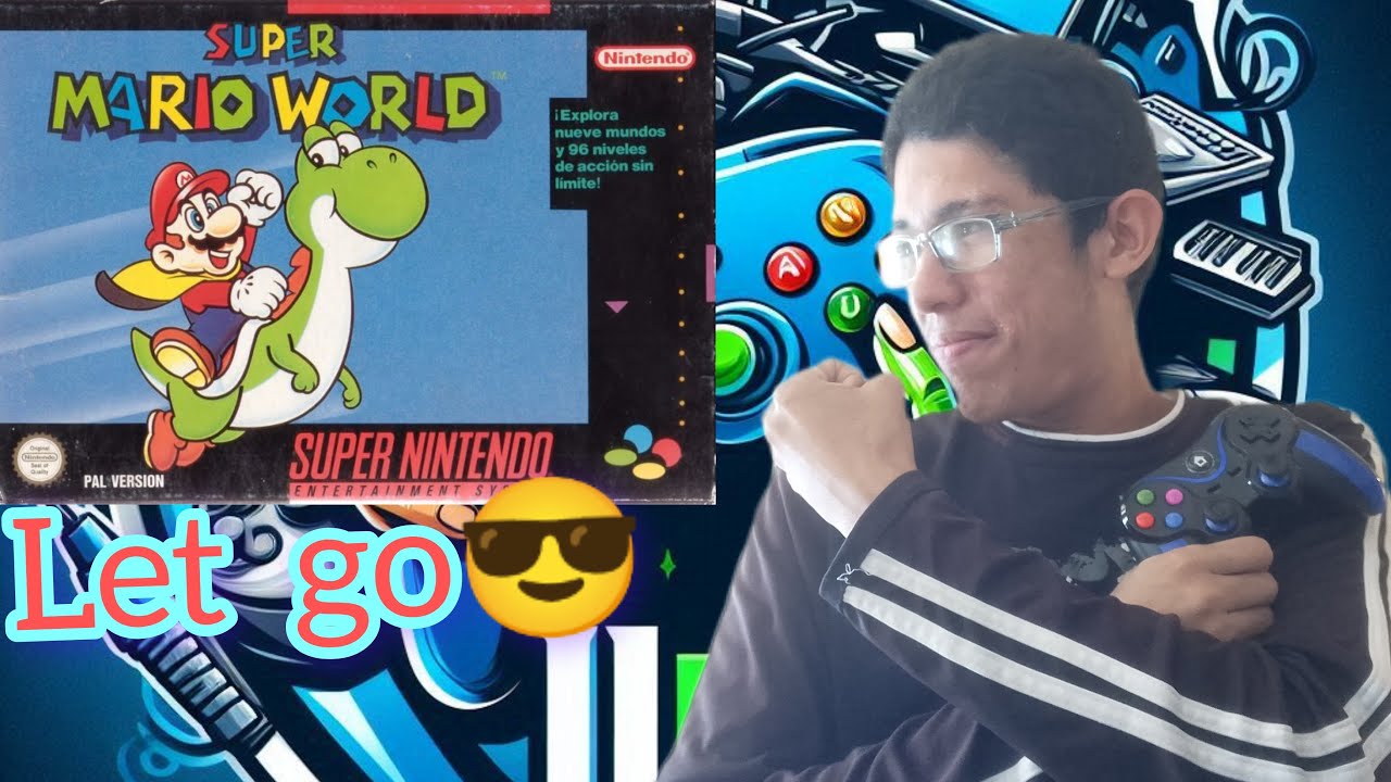 Jugándo super Mario world SNES😎 #mario #nintendo #snes #nostalgia # ...