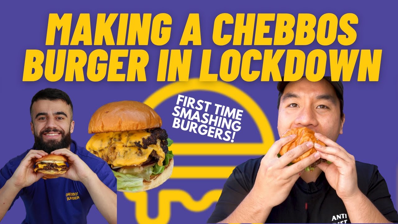 AMATEUR SMASHES CHEBBO BURGER FOR THE FIRST TIME (AND FAILS BADLY? LOL ...