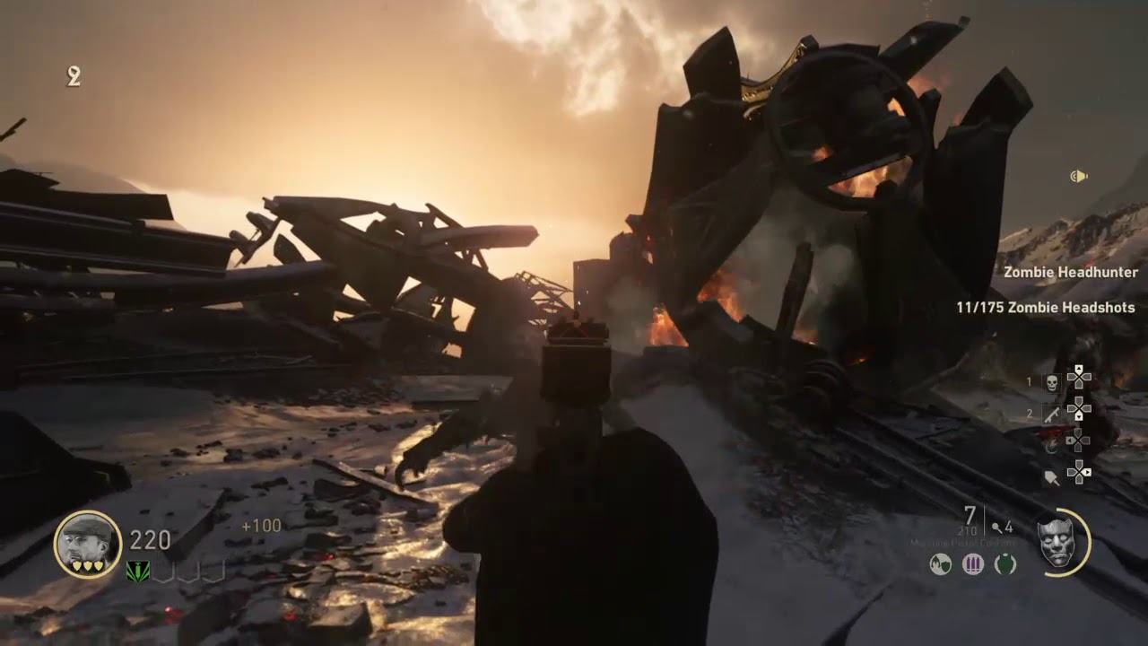 Highlight: Call of Duty: WW2 - Zombies - Frozen Dawn - YouTube