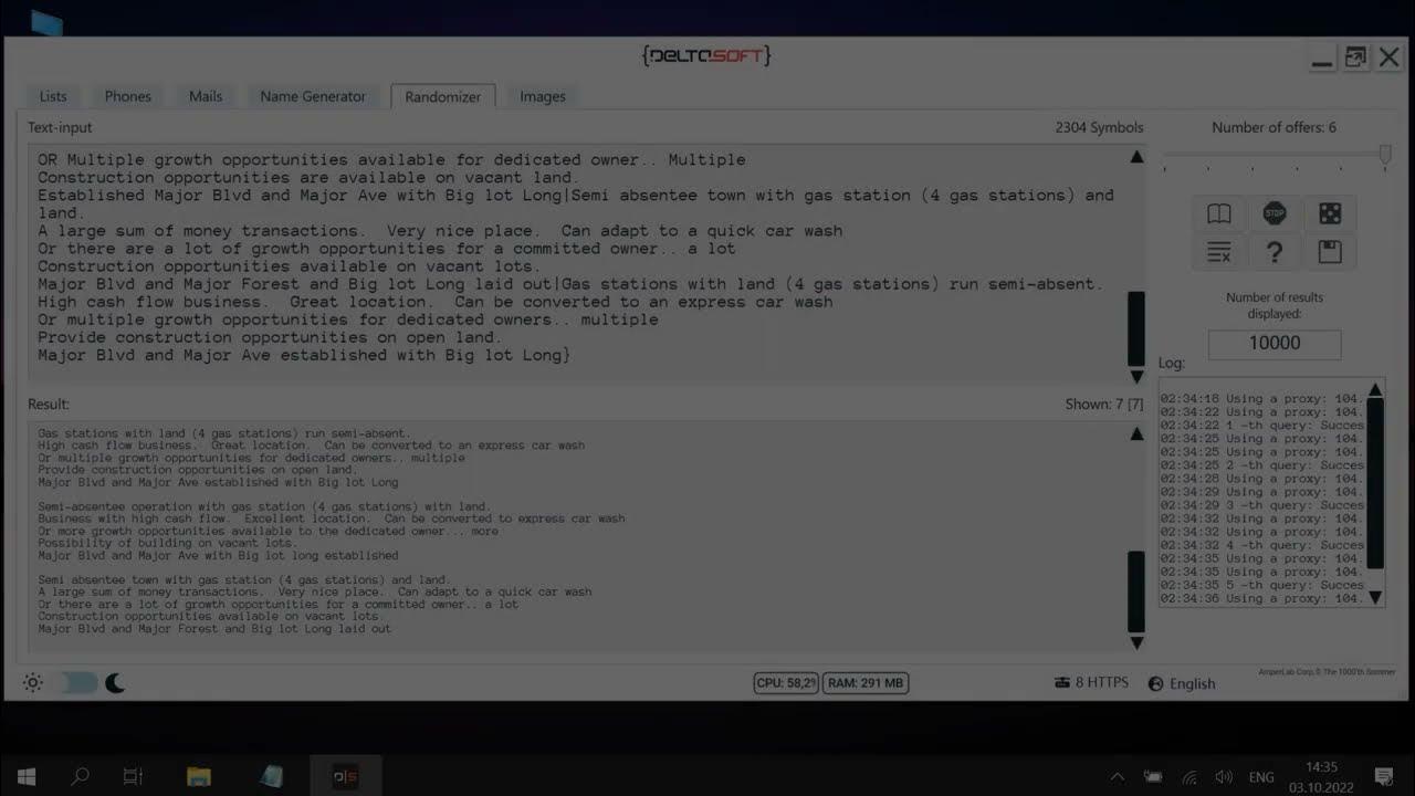 DeltaSoft Text Randomizer - Обзор возможностей автоматического рерайта ...