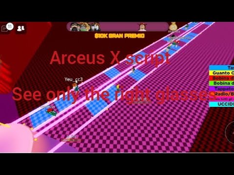 Impossible Glass Bridge Obby script you only see the right glass on ...