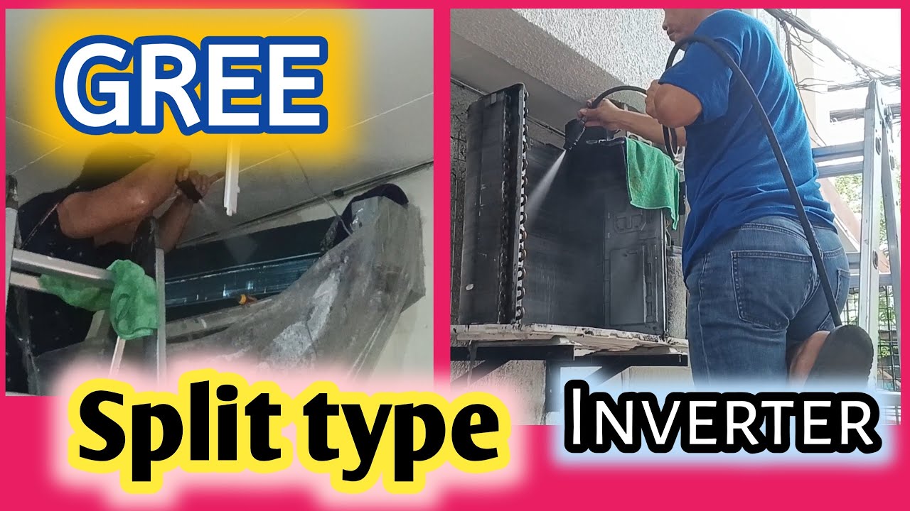 Aircon cleaning #greeac - YouTube