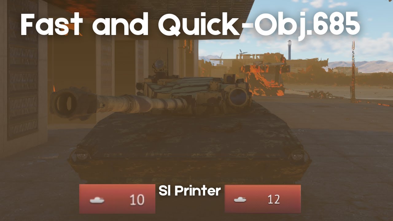 A quick reload at this BR makes all the difference. (Obj-685) - YouTube