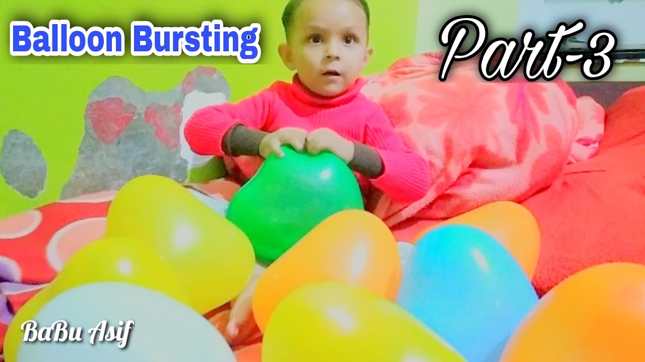 Balloon popping show ll balloon pop game for asif challenge Part-3 ll ...