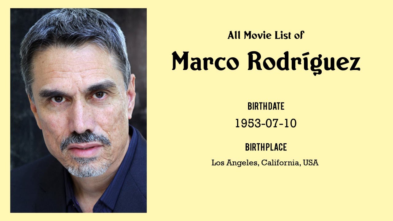 Marco Rodríguez Movies list Marco Rodríguez| Filmography of Marco ...
