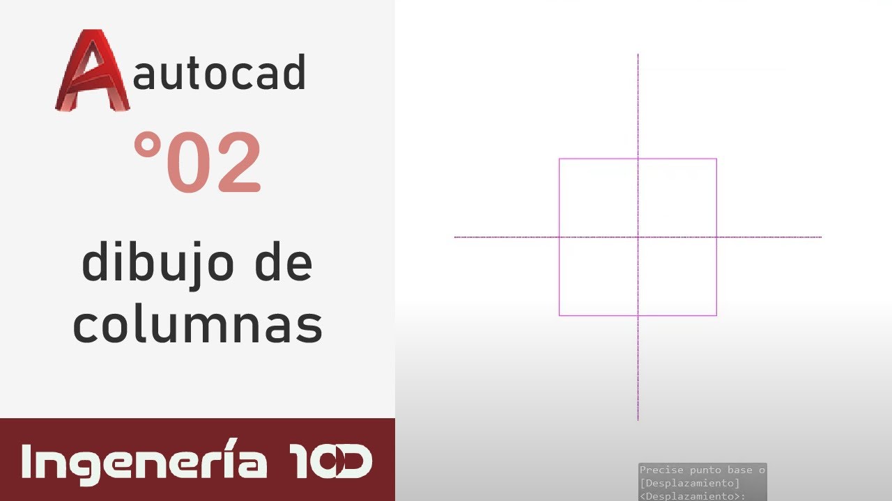 Curso AutoCAD 2020 Parte °2 Dibujo de Columnas - YouTube
