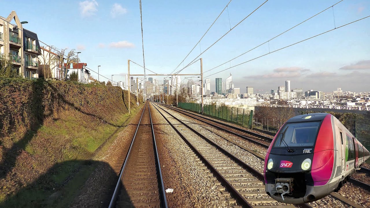 4K Versailles Rive Droite - Paris Saint-Lazare en Z50000 - YouTube