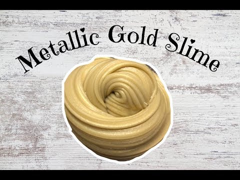 How to make metallic slime - YouTube