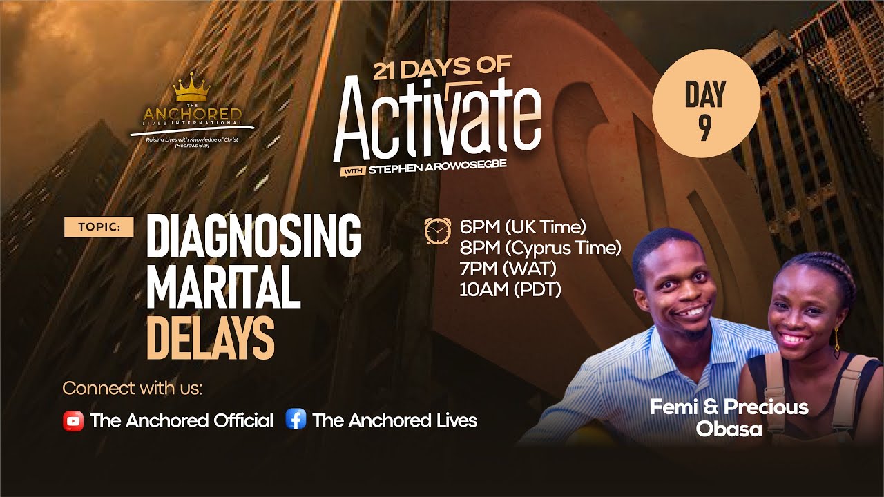 ACTIVATE - DIAGNOSING MARITAL DELAYS - YouTube